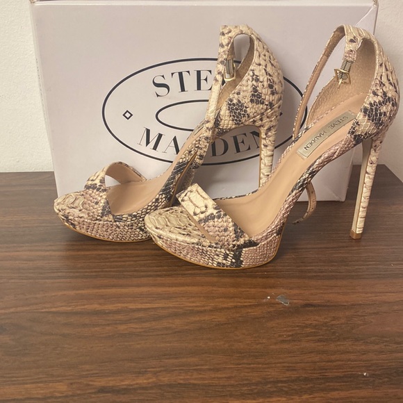Steve Madden | Shoes | Snake Print Heels | Poshmark